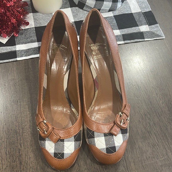 Burberry | Shoes | Burberry House Plaid Heels | Poshmark